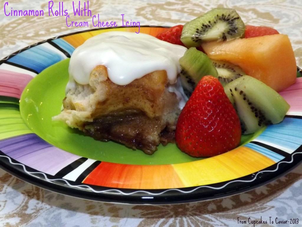 Extra Rich Cinnamon Rolls With Cream Cheese Icing | From Cupcakes To Caviar